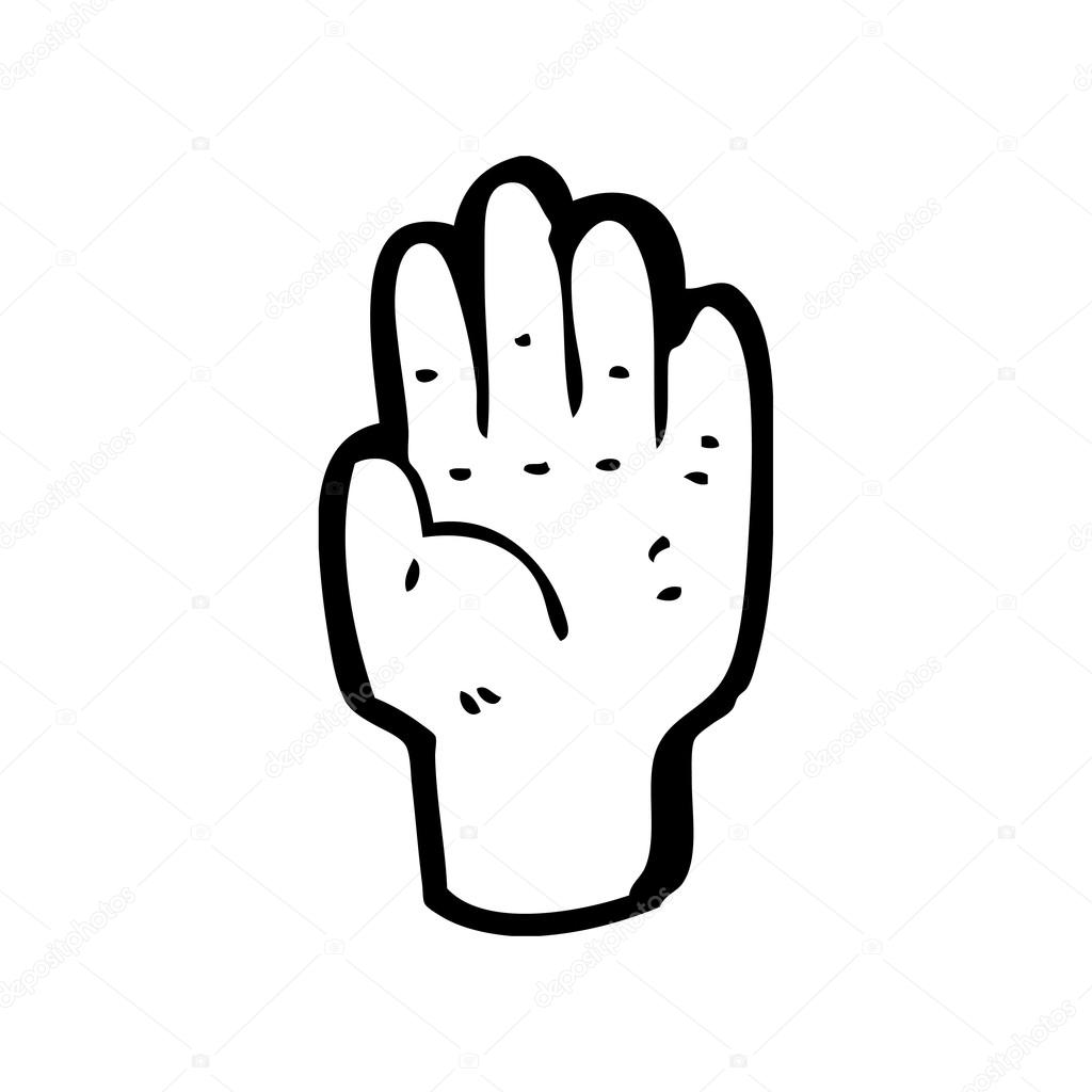 Open hand sign Stock Vector Image by ©lineartestpilot #20290495