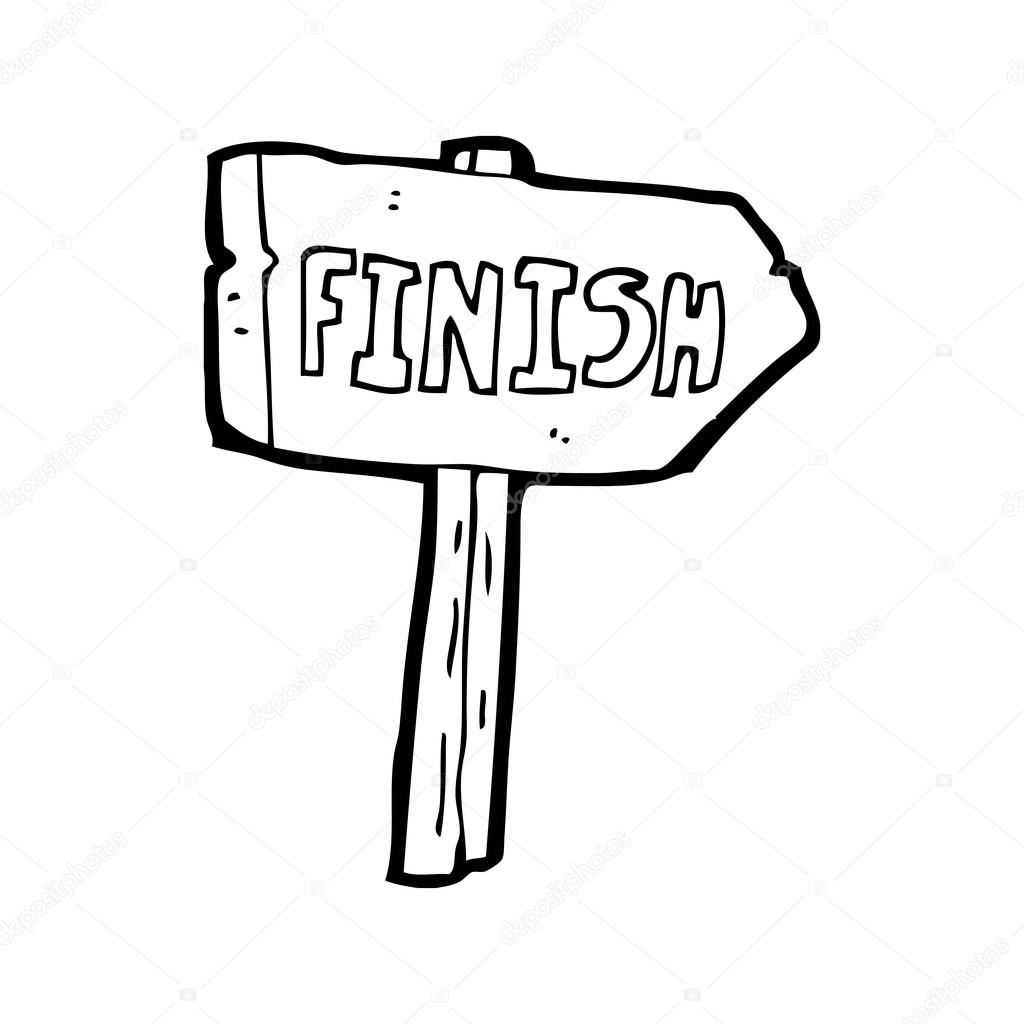 Signo de finalización Vector de stock #20302047 de ©lineartestpilot