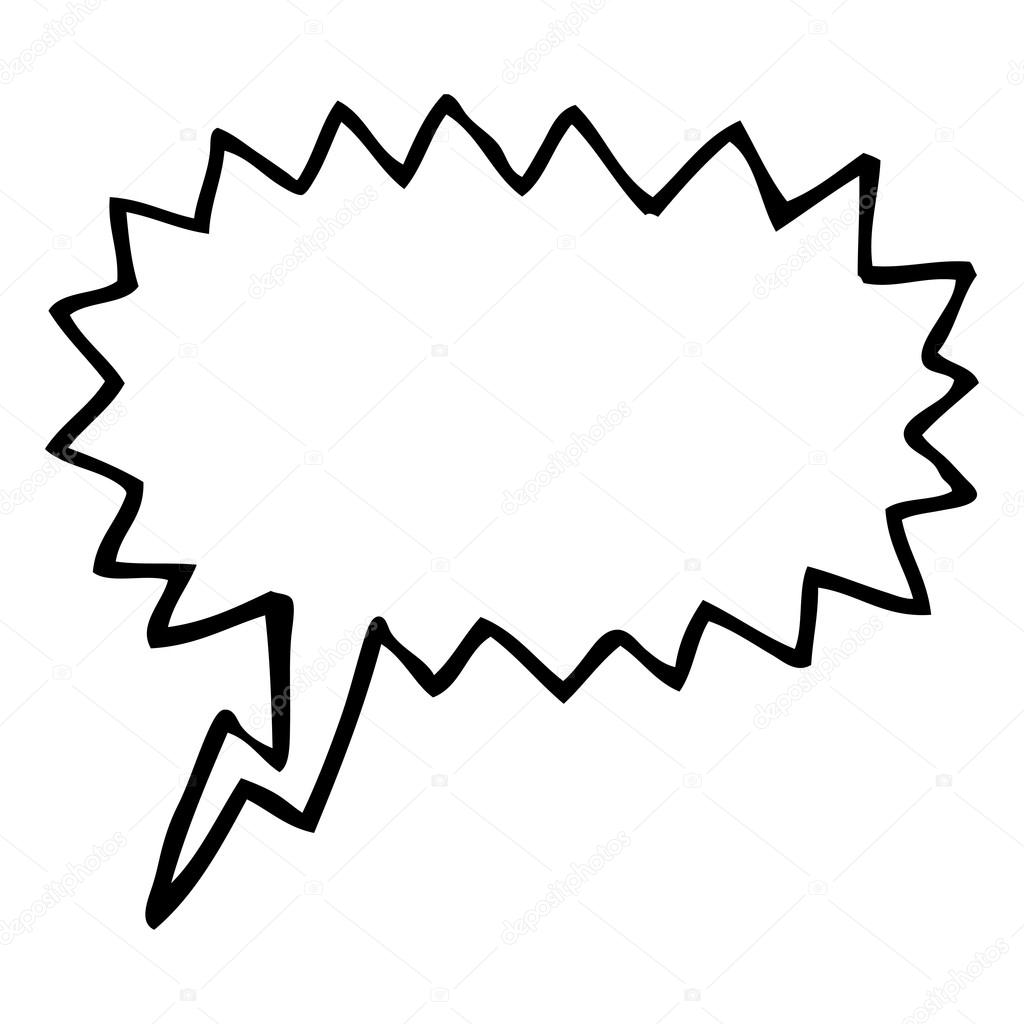 Speech shout bubble — Stock Vector © lineartestpilot #20309319