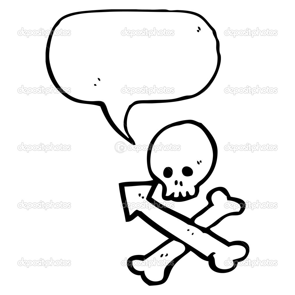 Skull and arrow crossbones Stock Vector Image by ©lineartestpilot #20311181
