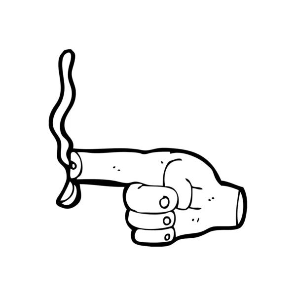 Cut off finger — Stock Vector © lineartestpilot #20413987