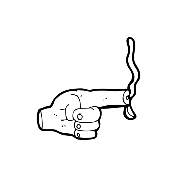 Cut off finger — Stock Vector © lineartestpilot #20413987