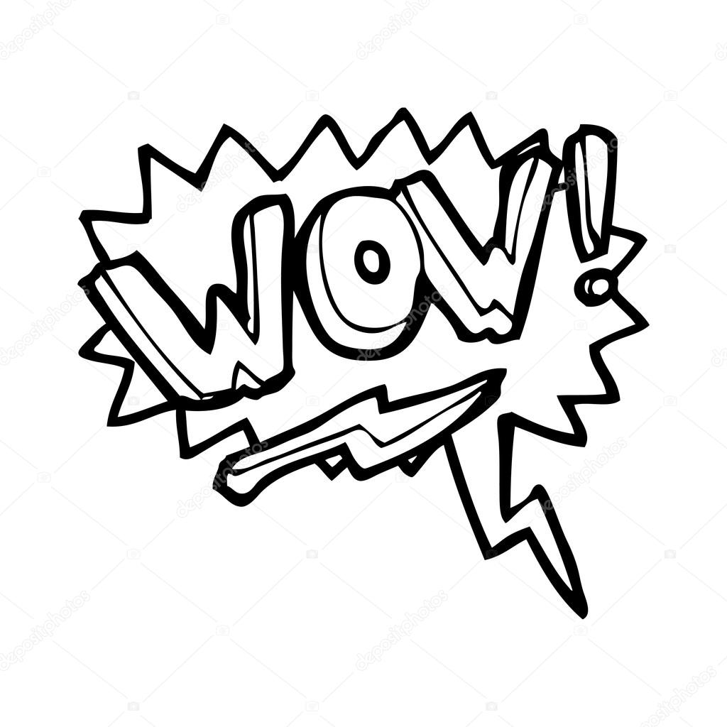 Wow sign — Stock Vector © lineartestpilot #20339105