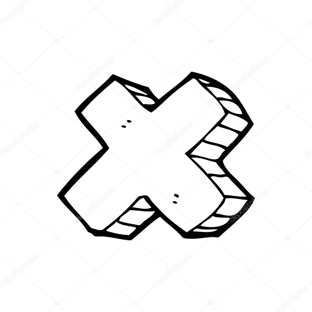 Signe de multiplication — Image vectorielle lineartestpilot © #20339637