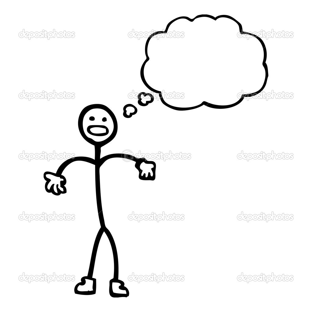 Shocked stick man Stock Vector Image by ©lineartestpilot #20345179