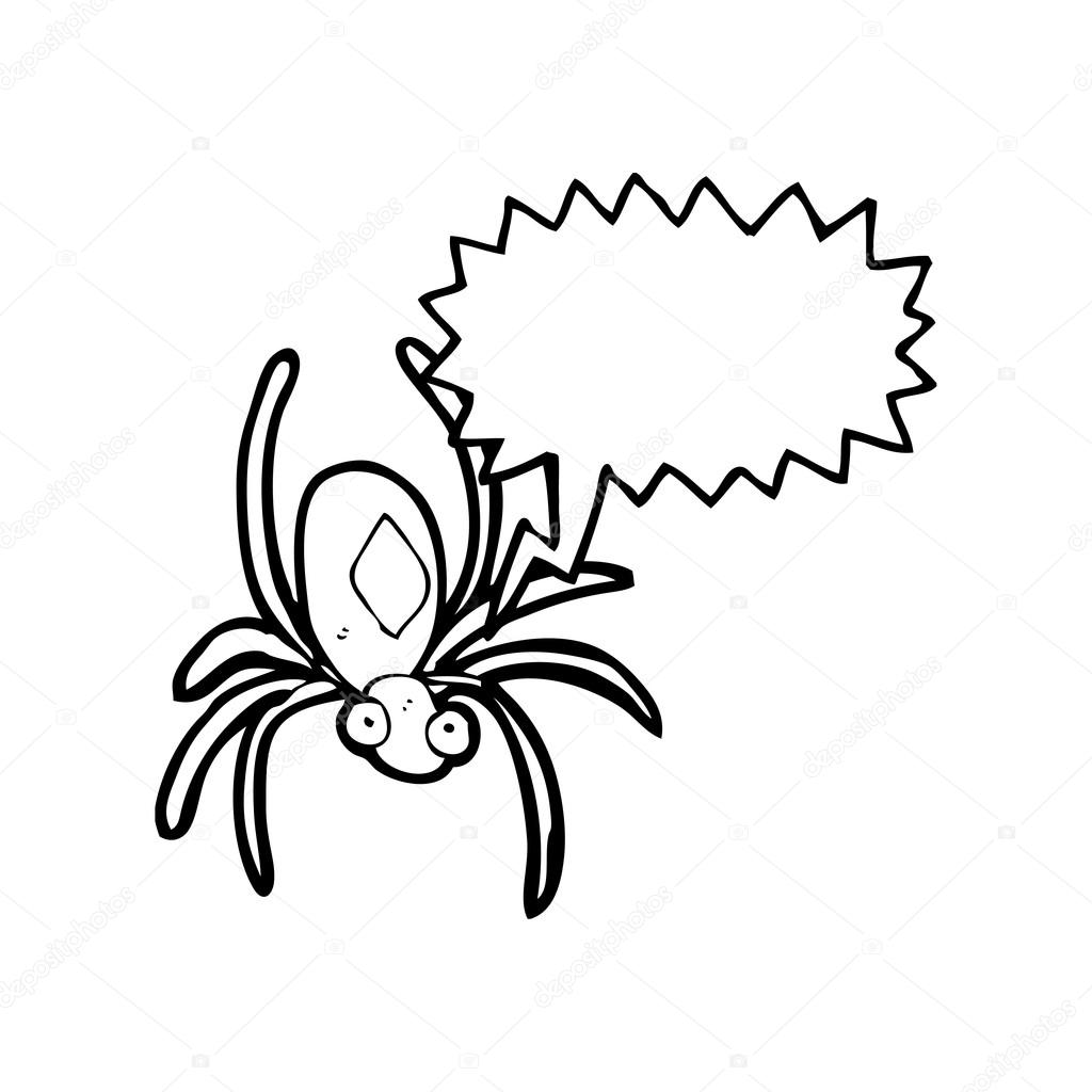 Poisonous spider Stock Vector by ©lineartestpilot 20412993