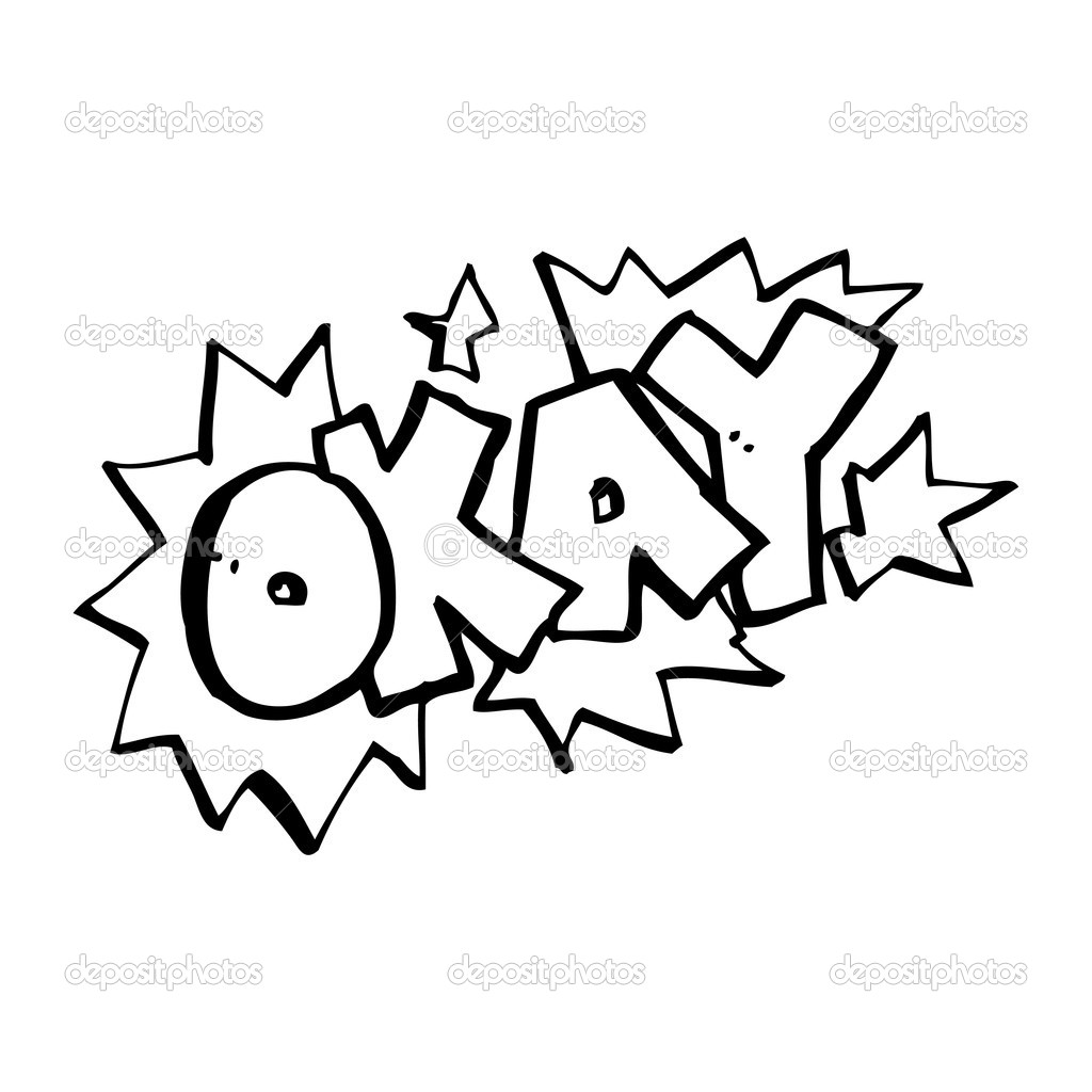 Cartoon okay sign Stock Vector by ©lineartestpilot 20415755