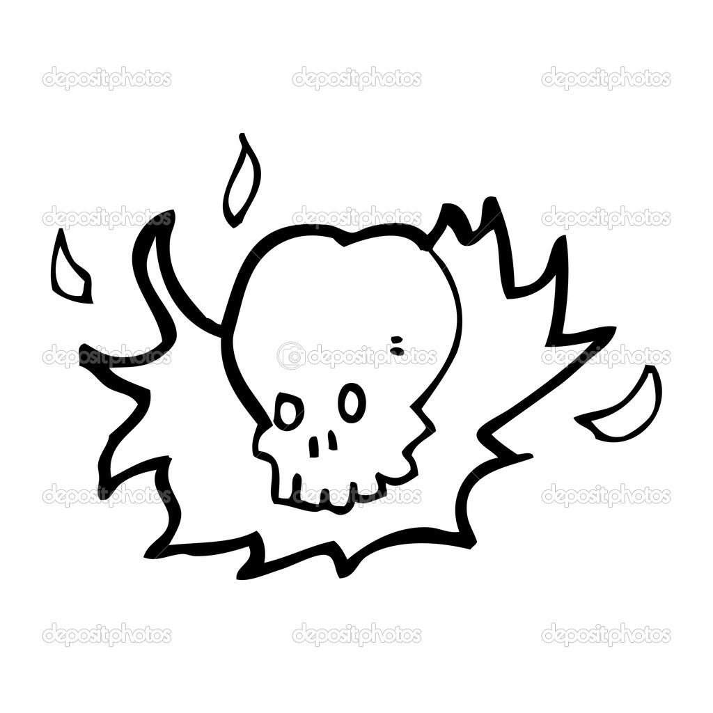 Skull explosion Stock Vector Image by ©lineartestpilot #20415965