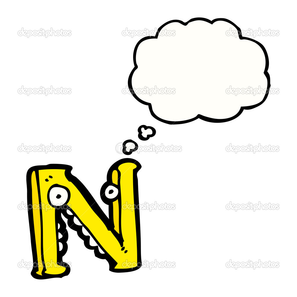 Crazy letter n Stock Vector Image by ©lineartestpilot #20418215