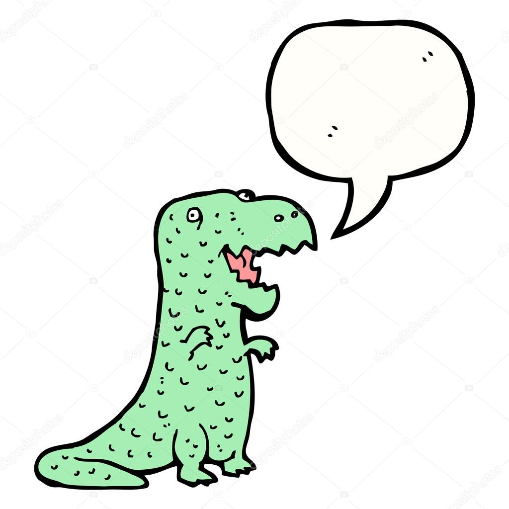 Talking Tyrannosaurus Rex Stock Vector Image by ©lineartestpilot #20420593