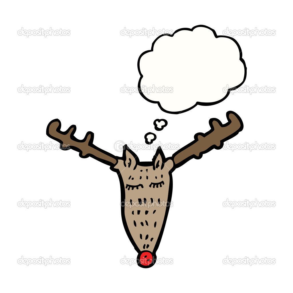 Rudolf the red nosed reindeer Stock Vector by ©lineartestpilot 20804641