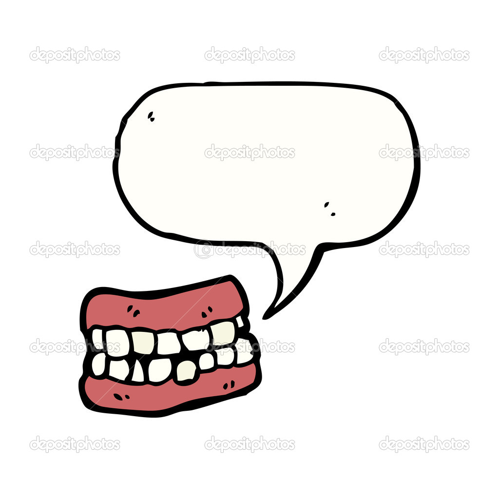 False teeth Stock Vector by ©lineartestpilot 20832555