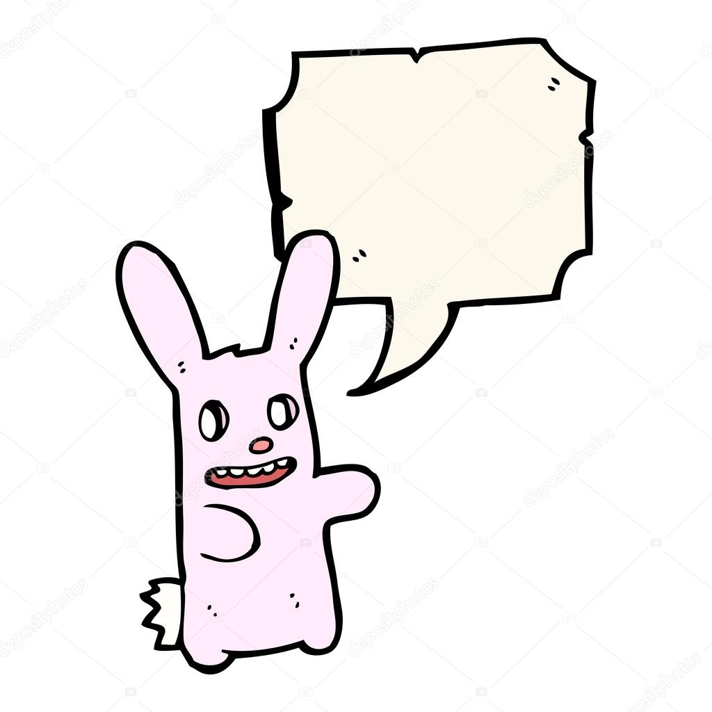 Spooky rabbit Stock Vector by ©lineartestpilot 20870501