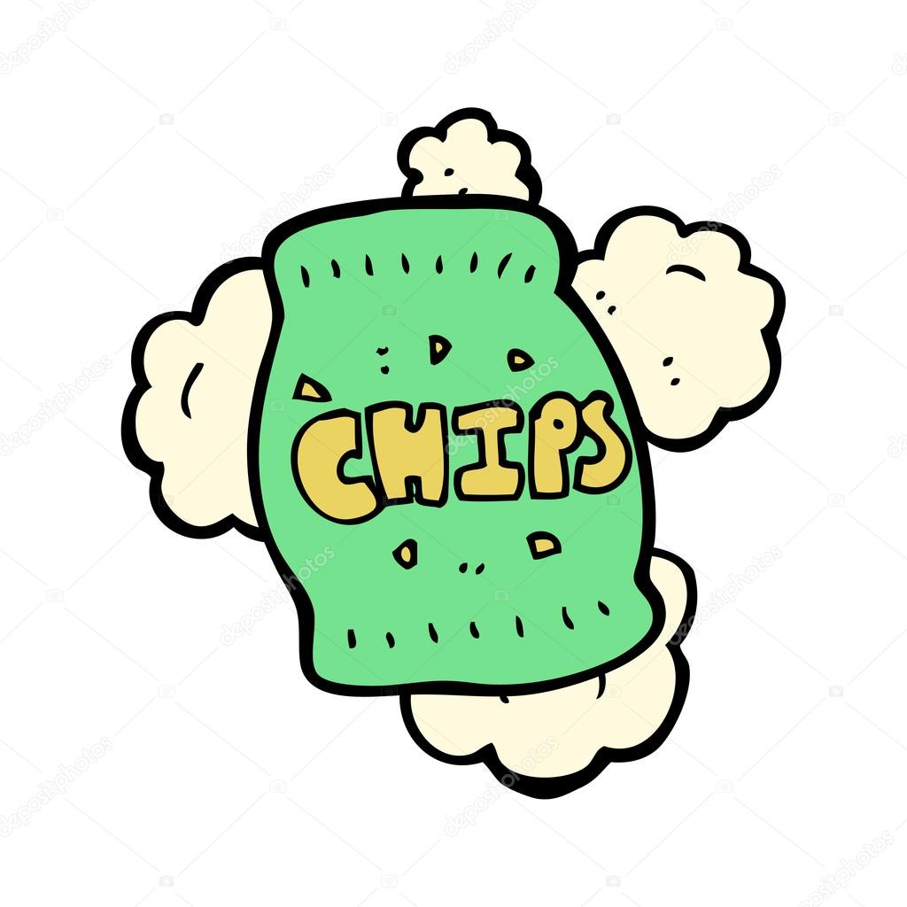 Potato chips packet Stock Vector Image by ©lineartestpilot #20876947