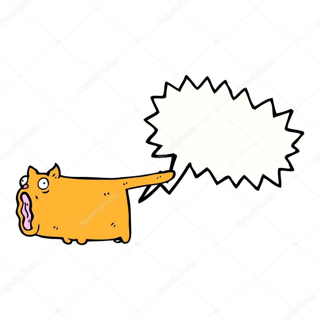 Funny farting cat Stock Illustration by ©lineartestpilot #20922079