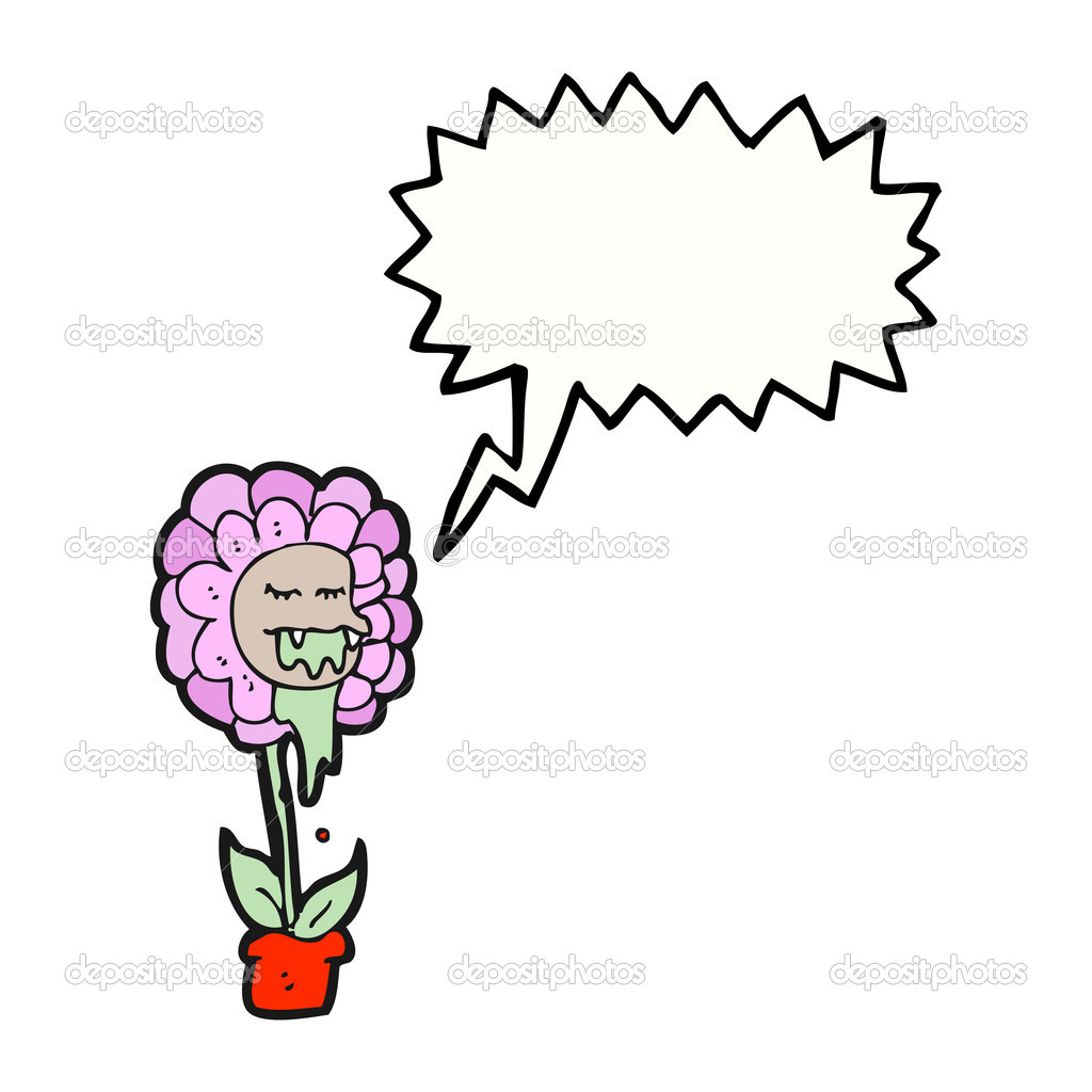 Flower monster Stock Vector by ©lineartestpilot 20923675
