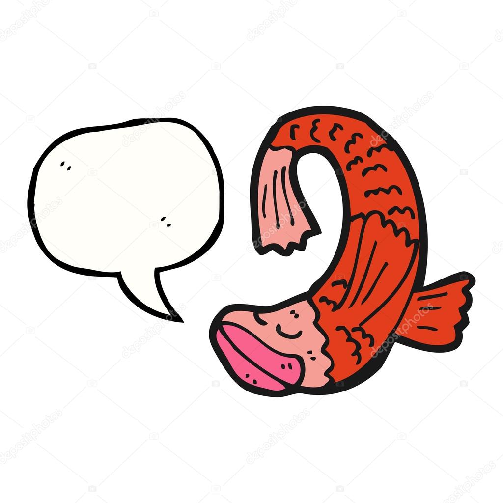 Talking fish Stock Vector by ©lineartestpilot #20923797