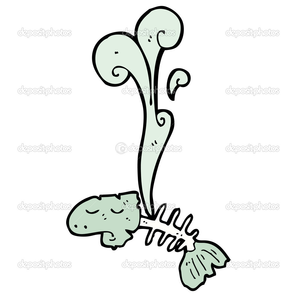 Old fish bones Stock Vector by ©lineartestpilot 20943071