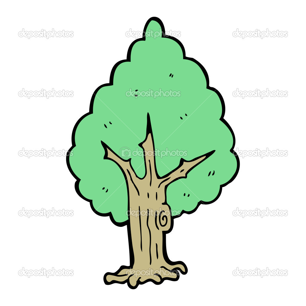 Tall tree Stock Vector by ©lineartestpilot 20946807