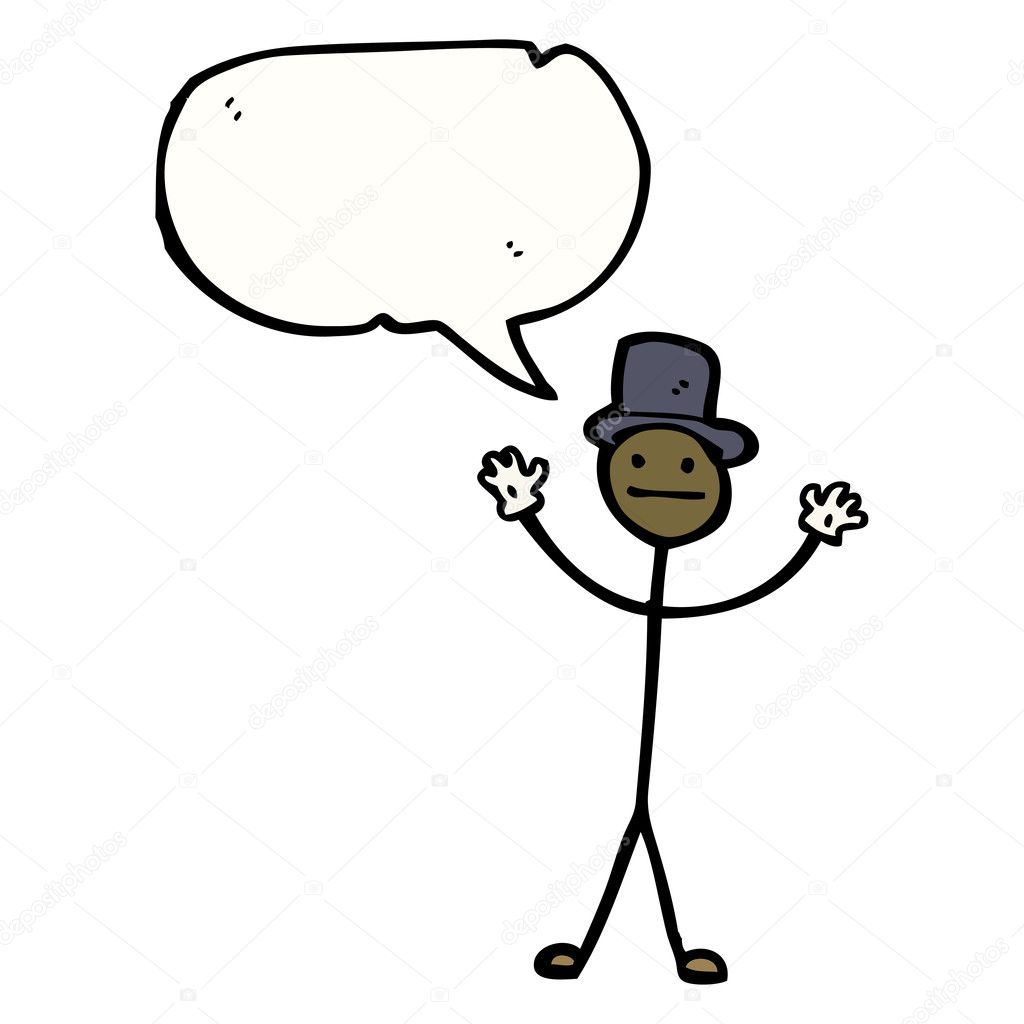 Stick man Stock Vector by ©lineartestpilot 20948925