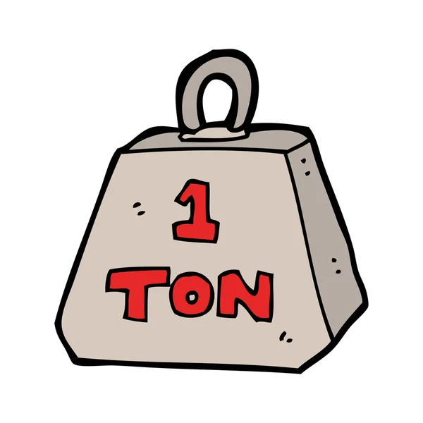 Cartoon heavy metal weight Stock Vector by ©lineartestpilot 21528809