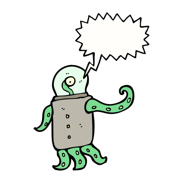 Cartoon Weird Space Alien Stock Vector By ©lineartestpilot 13567106