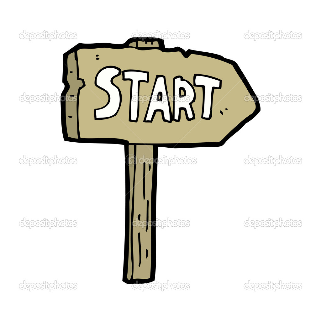 Start sign Stock Vector by ©lineartestpilot 20951761