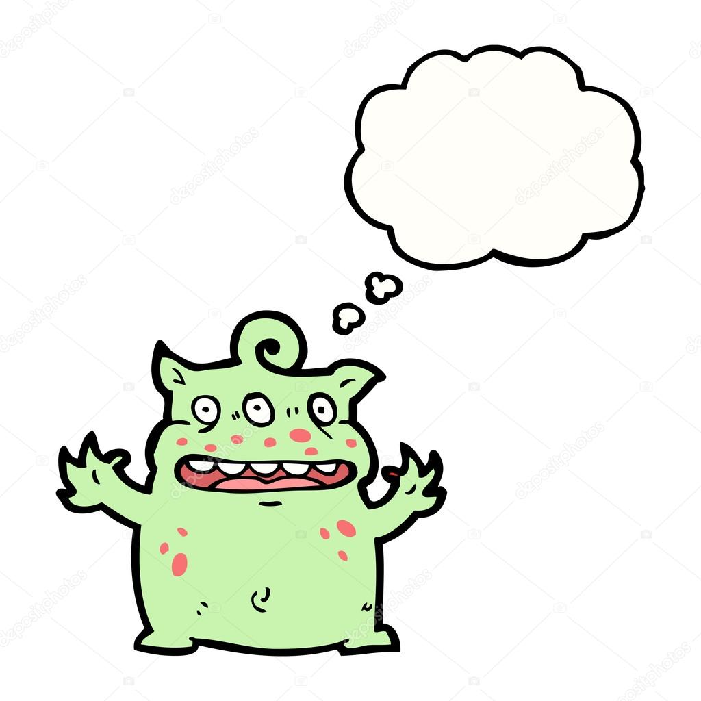 Friendly little alien Stock Vector by ©lineartestpilot #20951793