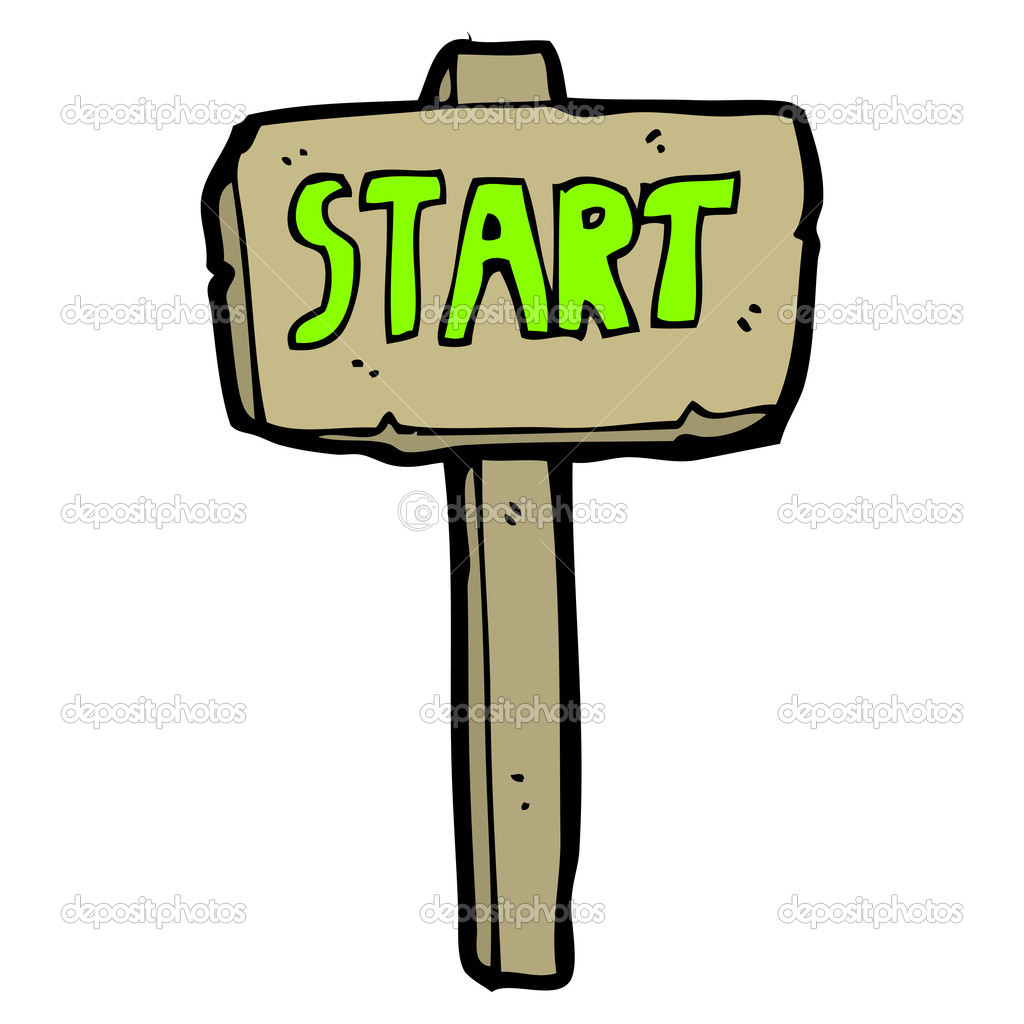 Start sign — Stock Vector © lineartestpilot #20951913