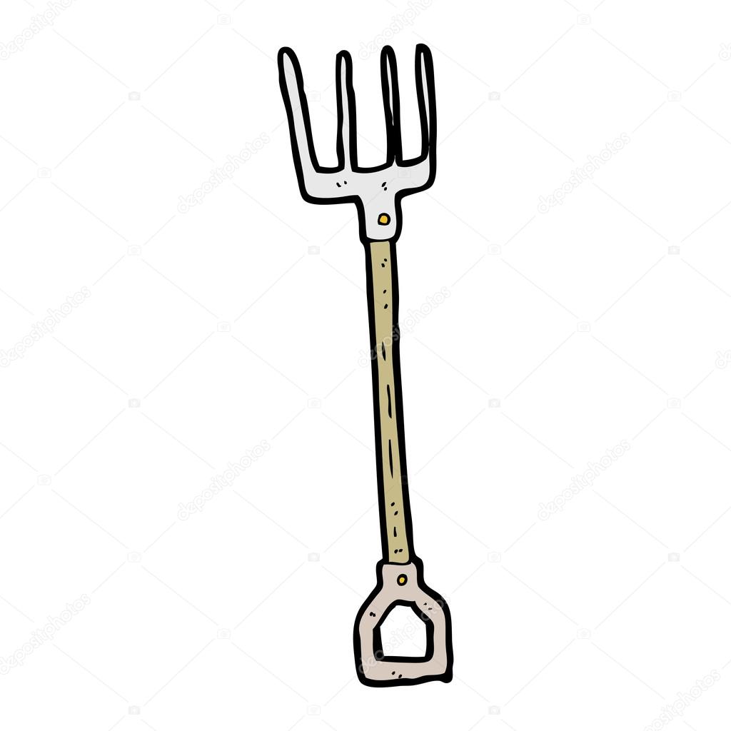 Garden fork Stock Vector Image by ©lineartestpilot #20956401