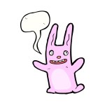 Pink rabbit Stock Vector Image by ©lineartestpilot #21323613