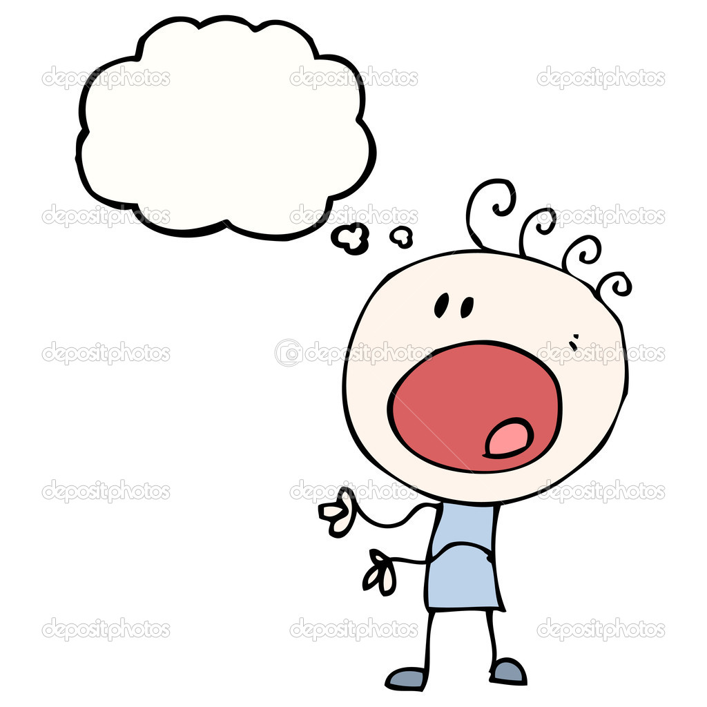 Complaining man cartoon Stock Vector Image by ©lineartestpilot #20975399