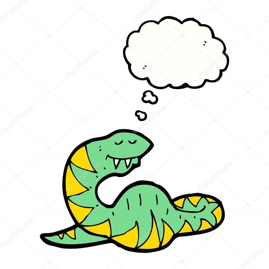 Snake with fat belly Stock Vector by ©lineartestpilot 21038817