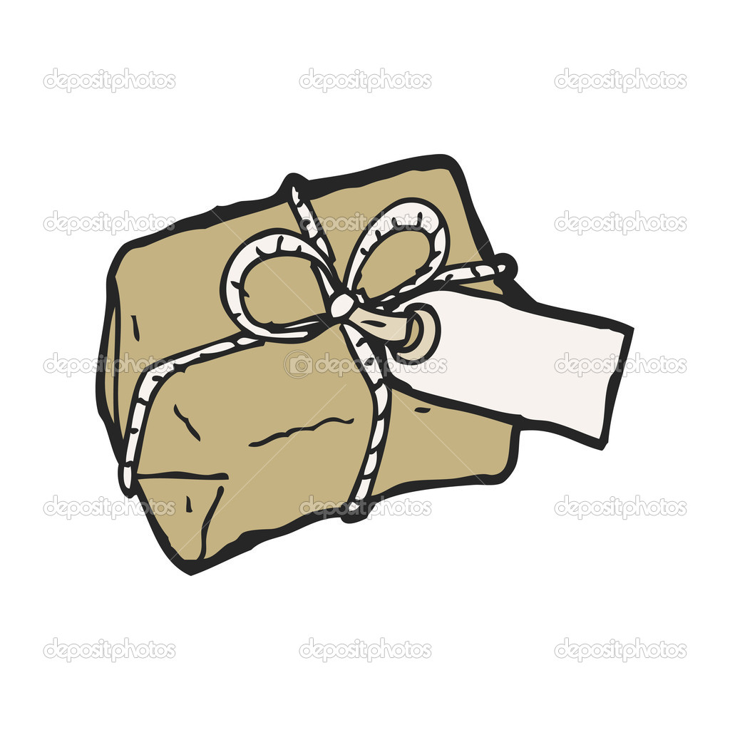 Post package cartoon Stock Vector Image by ©lineartestpilot #21052861