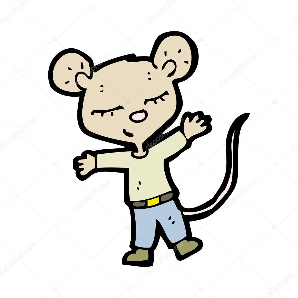 Mouse wearing clothes Stock Vector by ©lineartestpilot 21057901