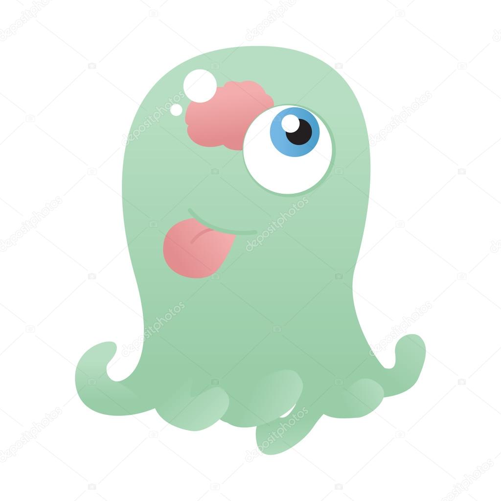 Alien blob monster Stock Vector Image by ©lineartestpilot #21058575