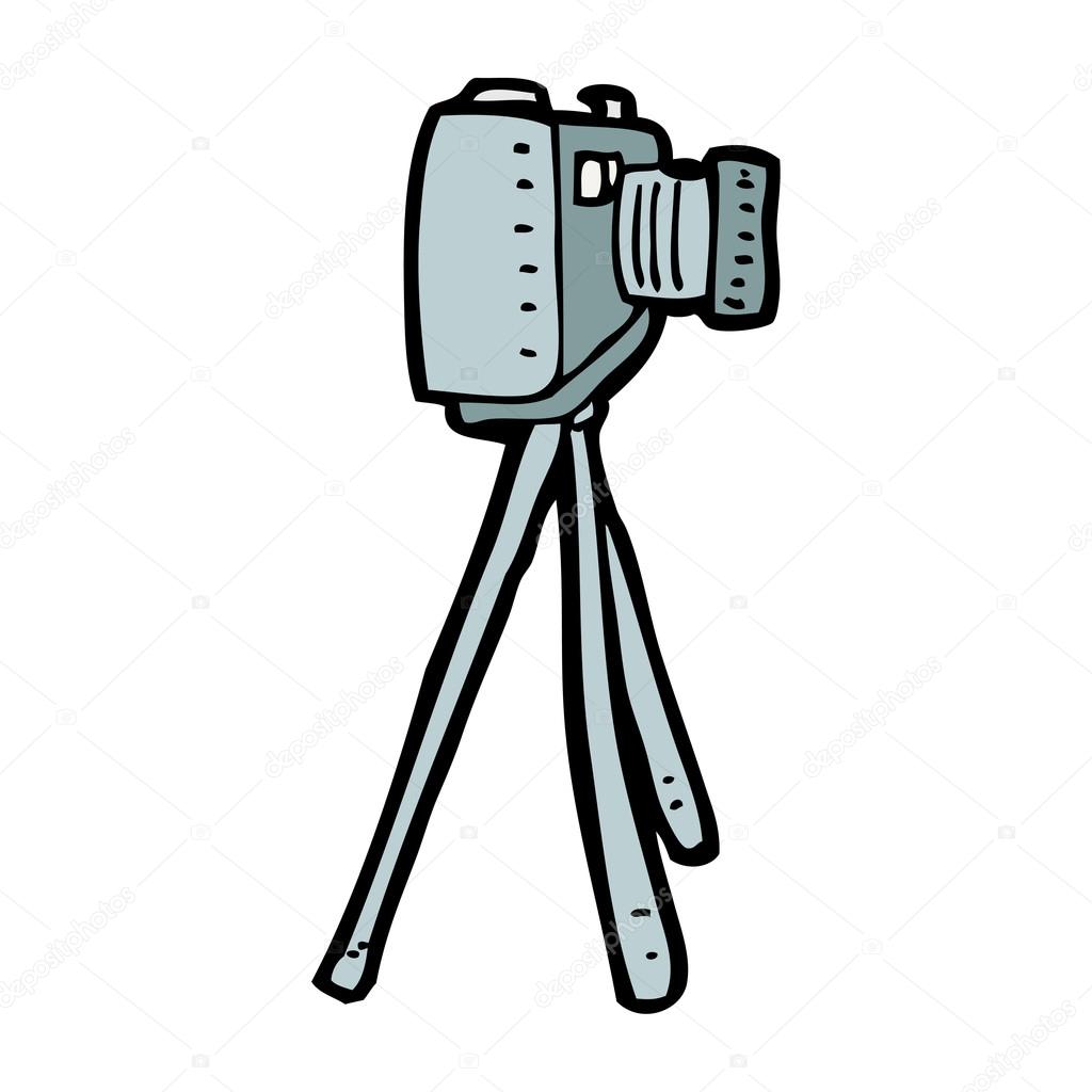 Camera on tripod Stock Vector Image by ©lineartestpilot #21092661