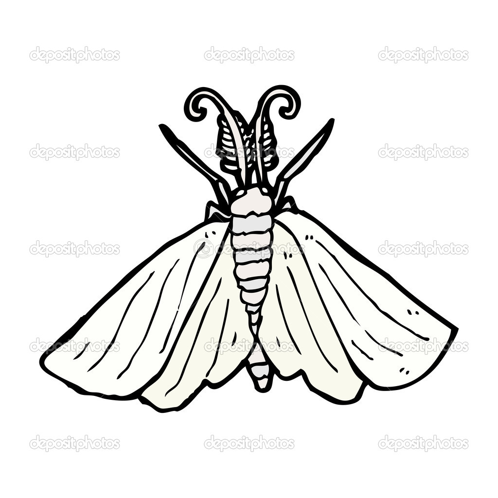 Moth Stock Illustration by ©lineartestpilot #21092877