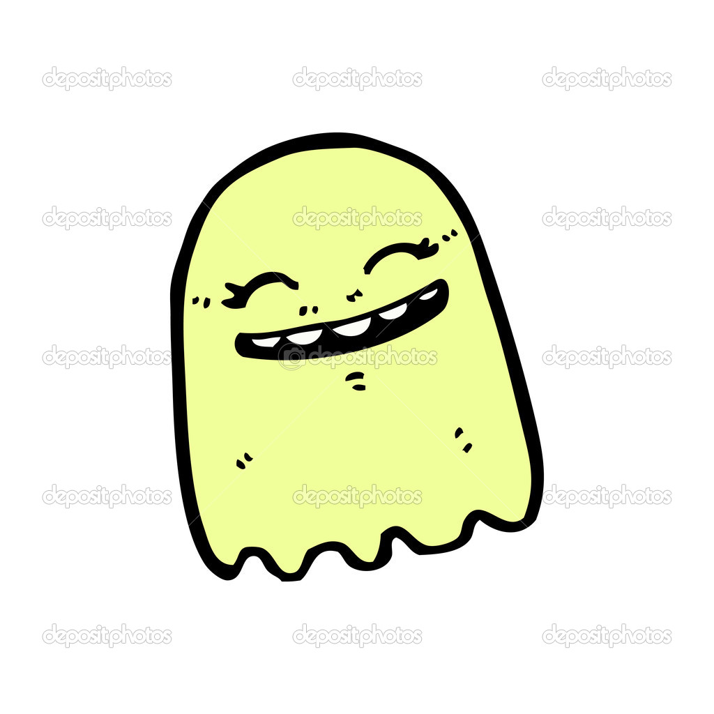 Happy ghost Stock Vector by ©lineartestpilot 21093681