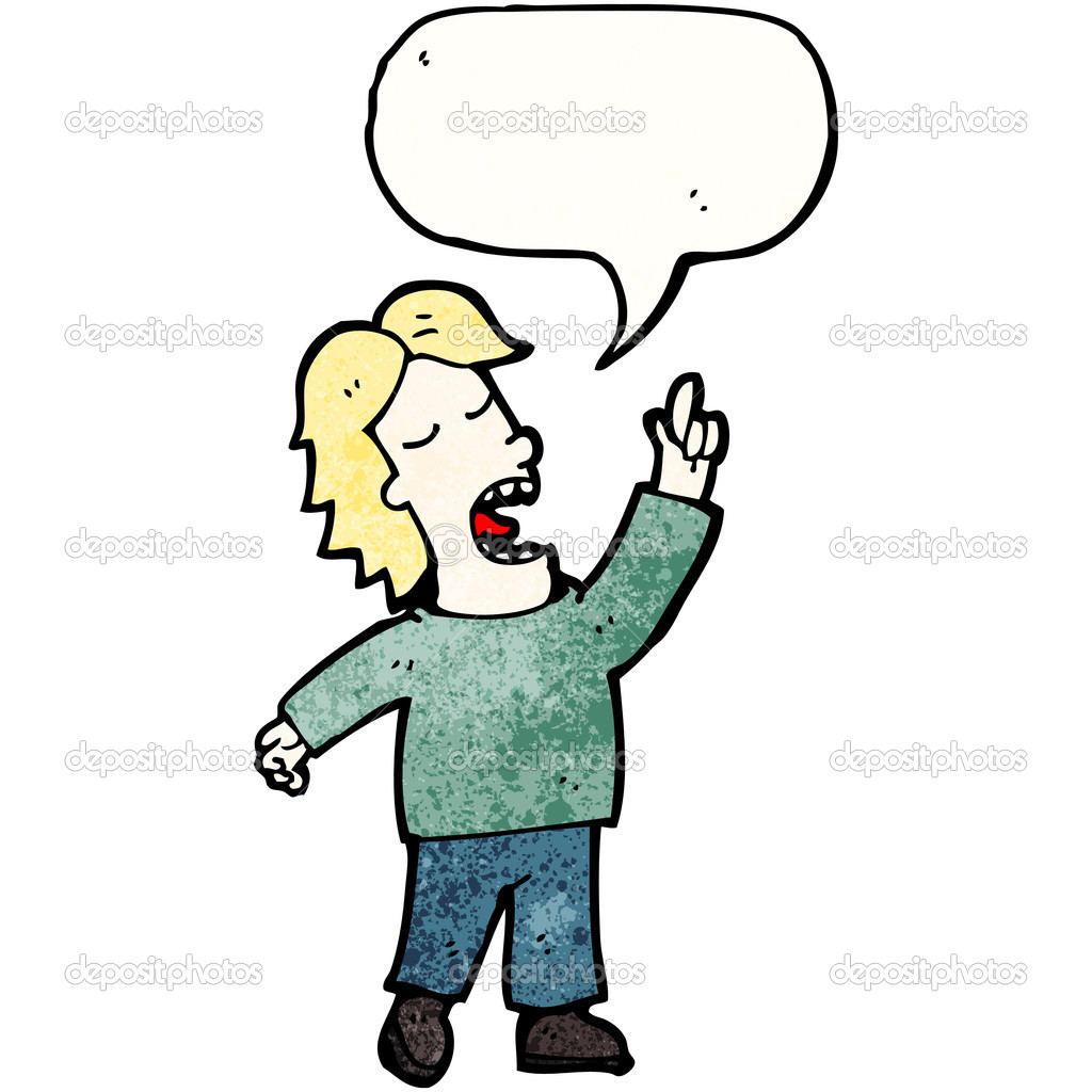 Talking man Stock Vector by ©lineartestpilot 21152009