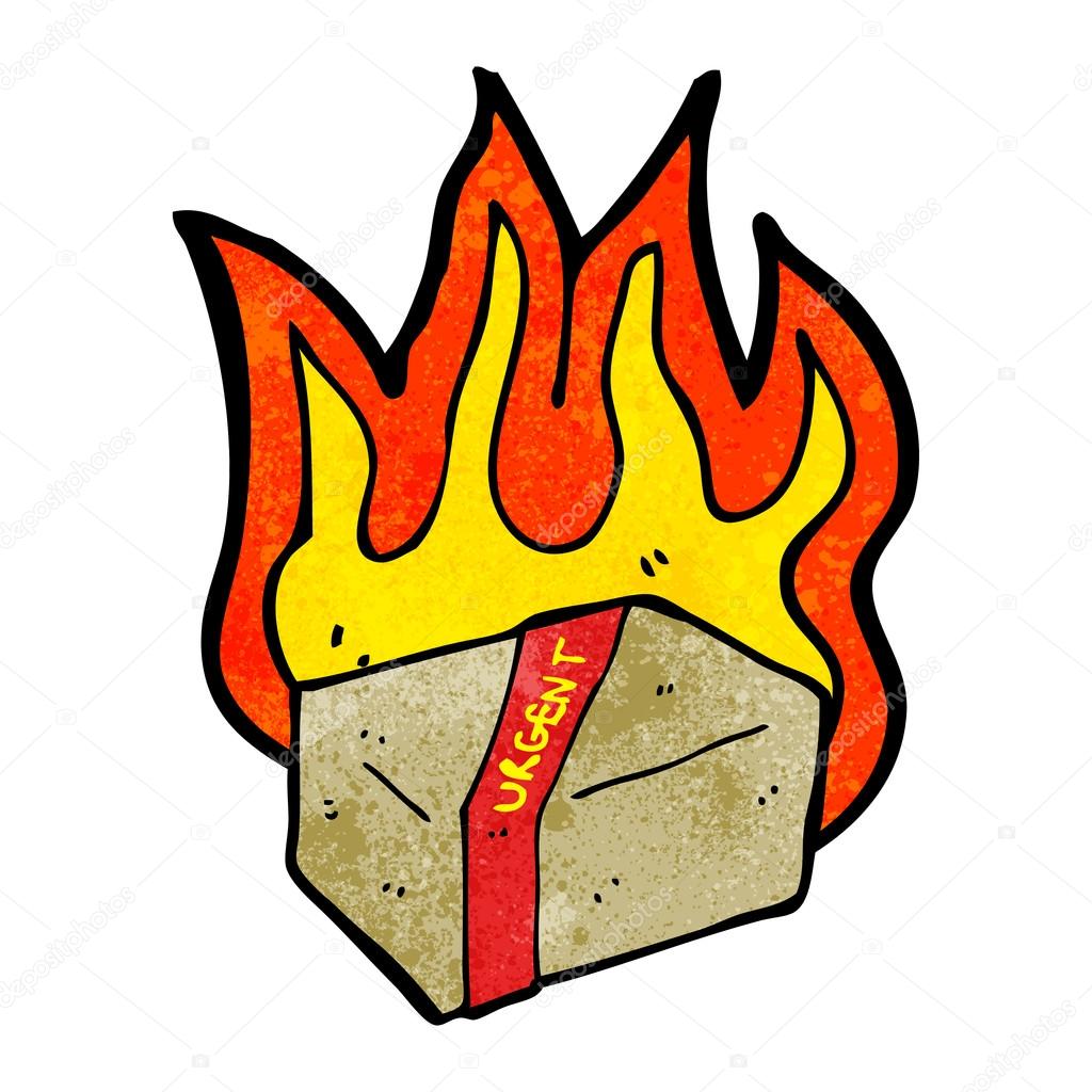 Flaming box Stock Vector Image by ©lineartestpilot #21166857