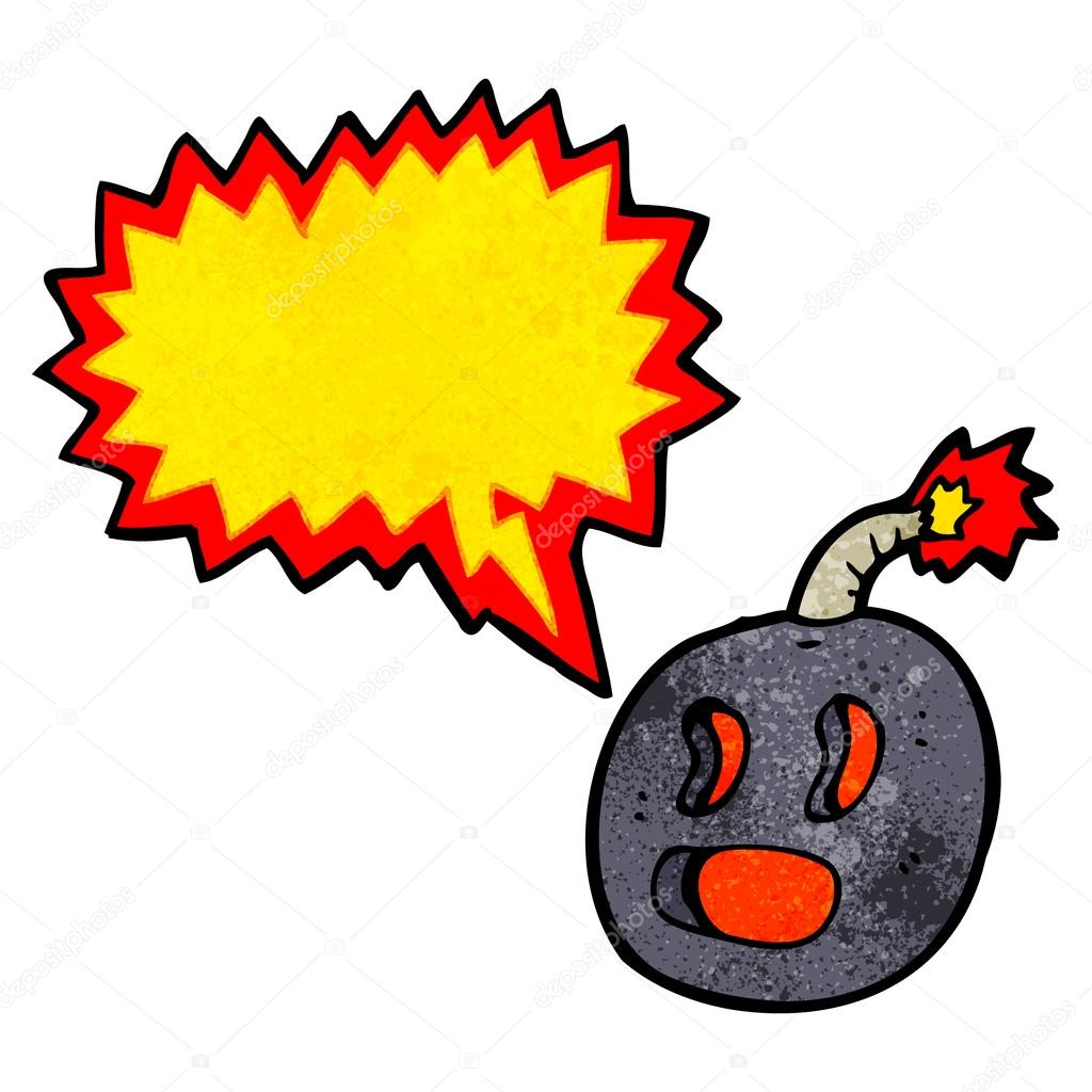 Shouting bomb Stock Vector Image by ©lineartestpilot #21169929
