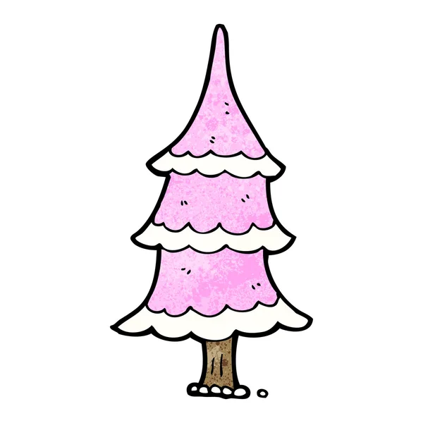 Pink xmas tree cartoon Stock Vector Image by ©lineartestpilot #21484531