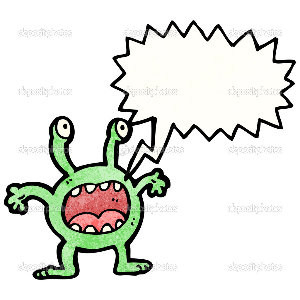 Houting monster Stock Vector by ©lineartestpilot 21170327