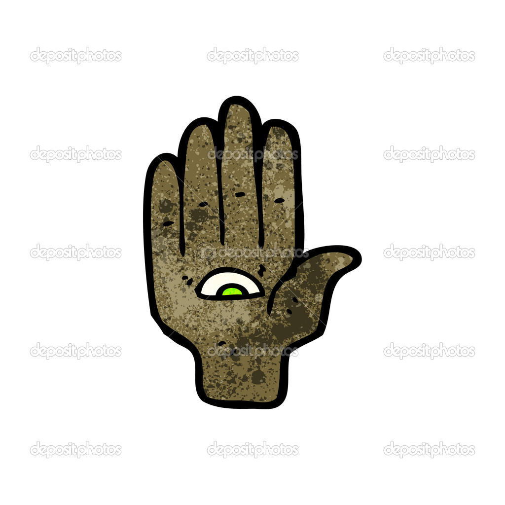 Hand with eye symbol Stock Vector by ©lineartestpilot 21170827