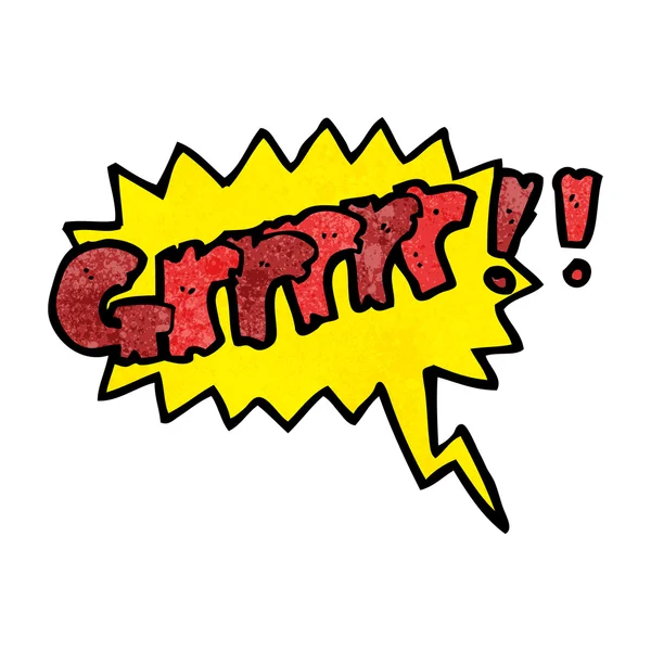 Growl sound Stock Vector Image by ©lineartestpilot #20972915