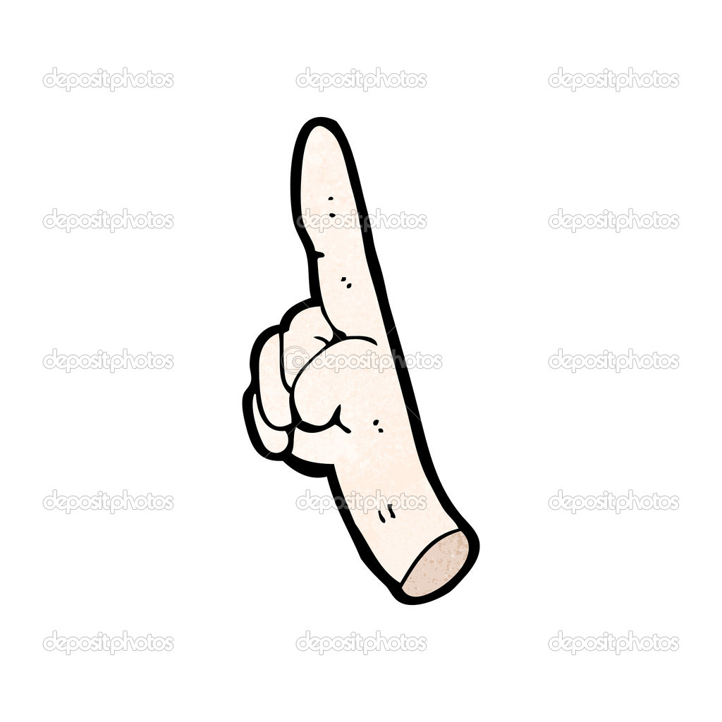 Pointing finger cartoon Stock Vector Image by ©lineartestpilot #21321867