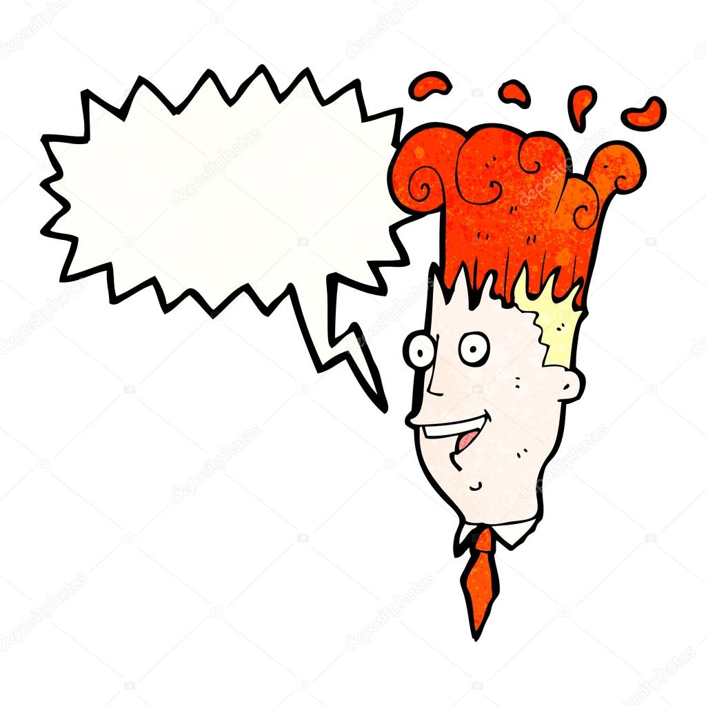 Exploding Head Cartoon
