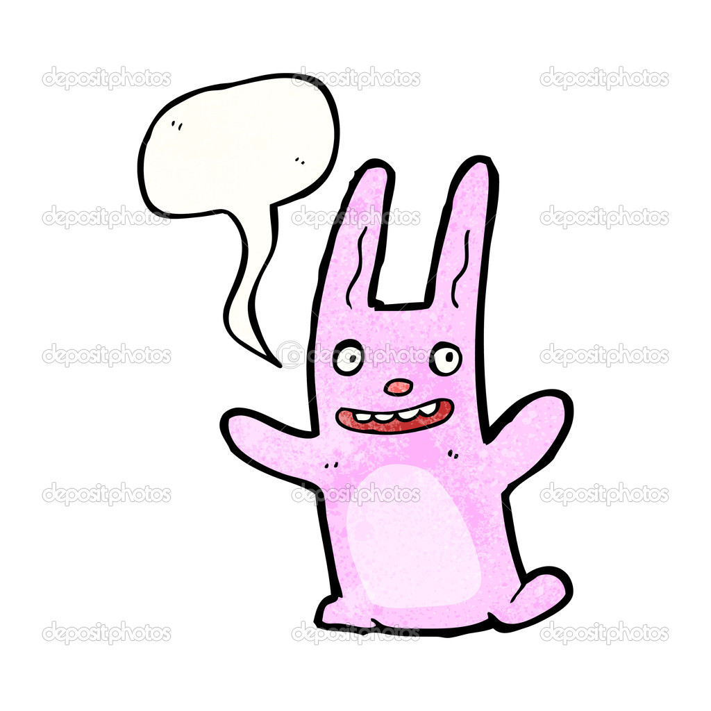Pink rabbit Stock Vector Image by ©lineartestpilot #21323613