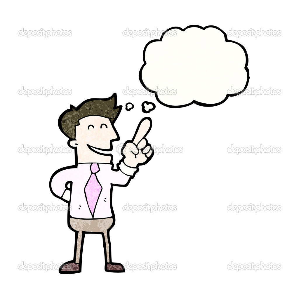 Man with idea Stock Vector by ©lineartestpilot 21325089